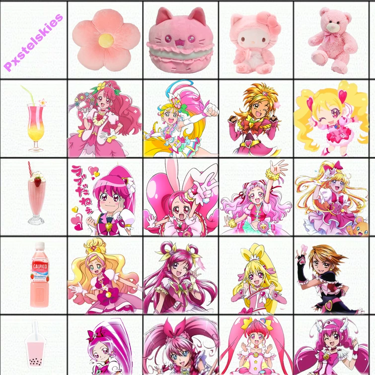 Precure Chart Meme (PINK EDITION) | Fandom