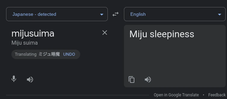 i translated mijusuima... | Fandom