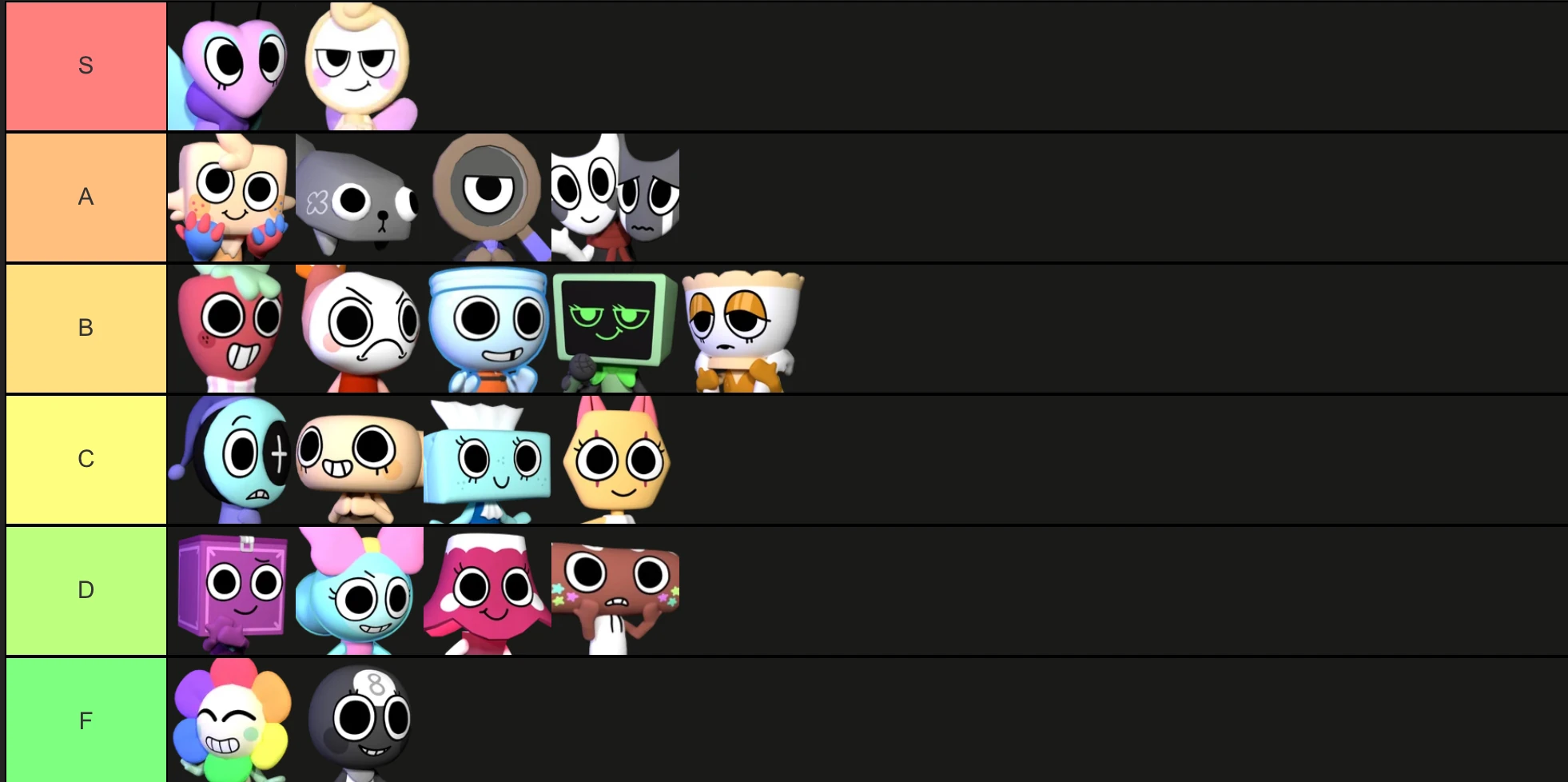 updated final toon tierlist but some opinions have changed(sprout) | Fandom