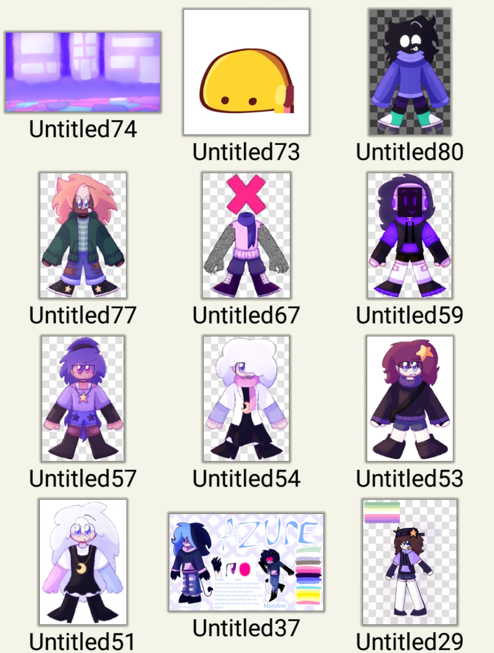 Entire ibis paint gallery rn | Fandom