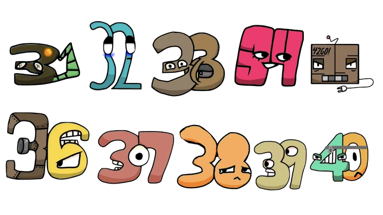 Number Lore charters but they’re colors are Swapped | Fandom