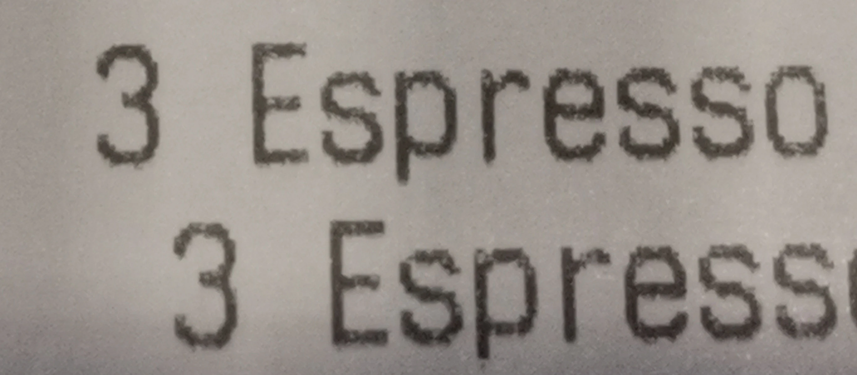 MORE ESPRESSO LESS DEPRESSO