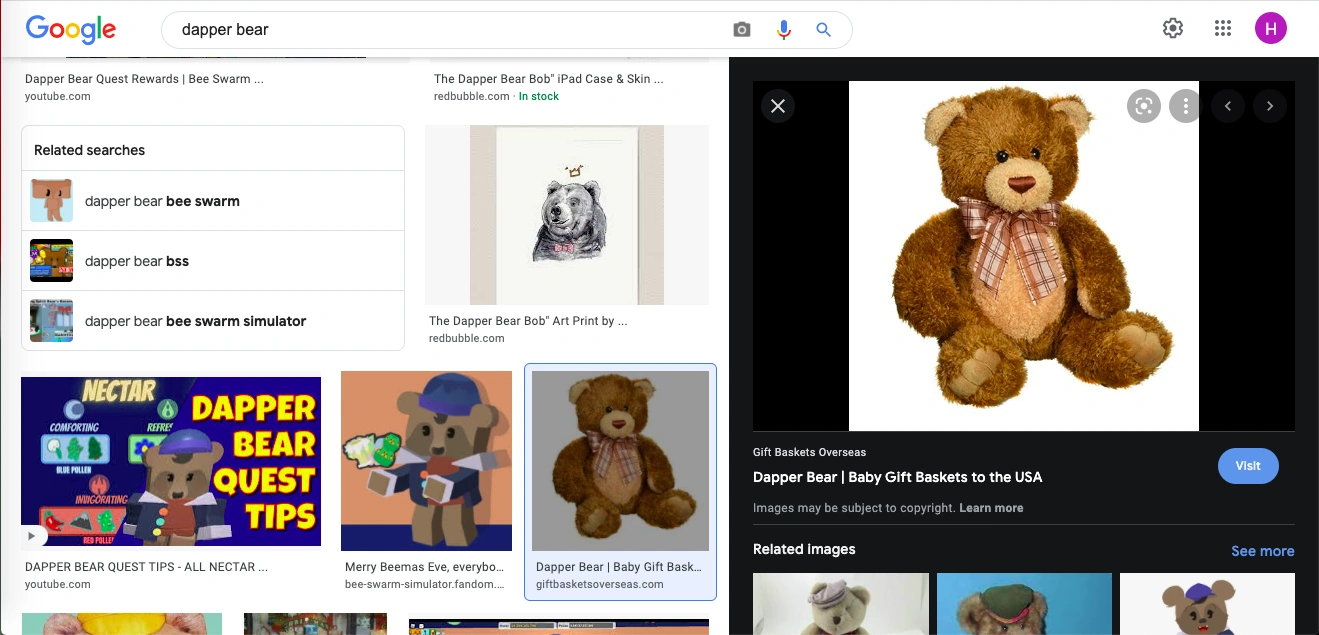 I search for 'Dapper Bear' | Fandom