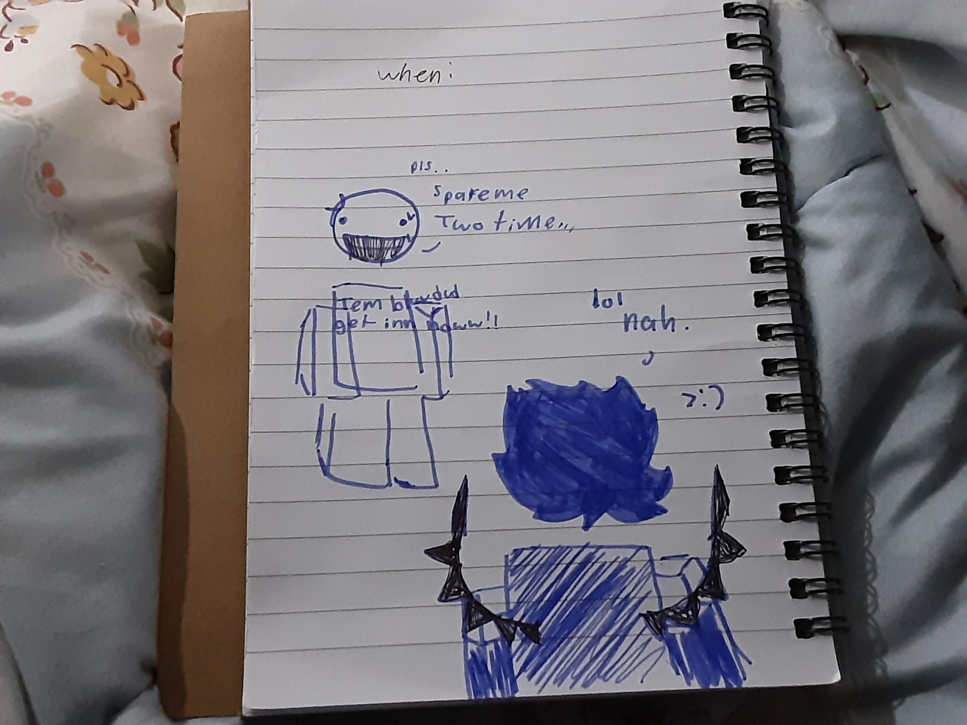 Bluudude when Two Time pro appears | Fandom