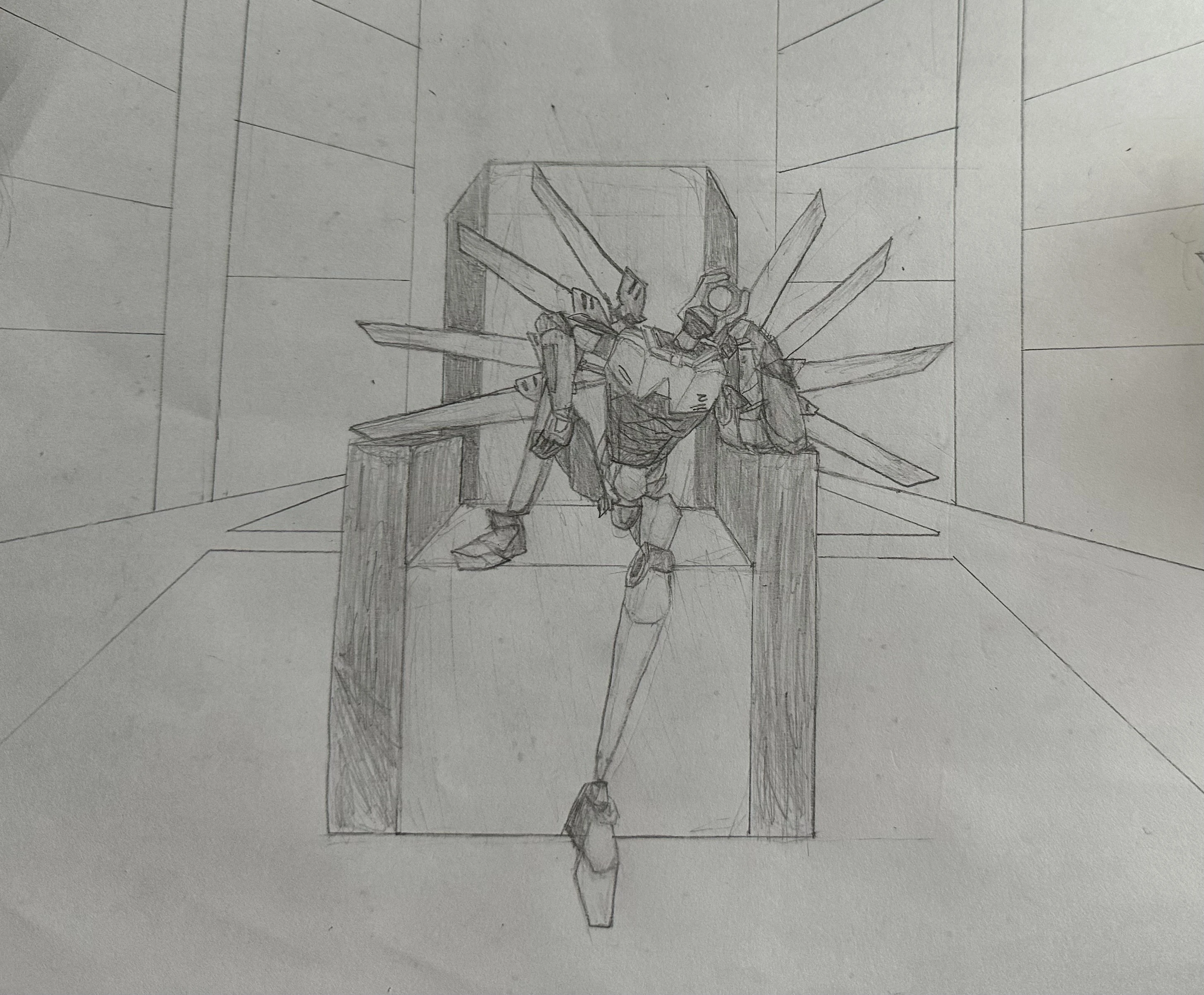 I tried drawing v2 | Fandom