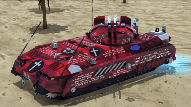 Red iron cross if it was cool and from the future. | Fandom