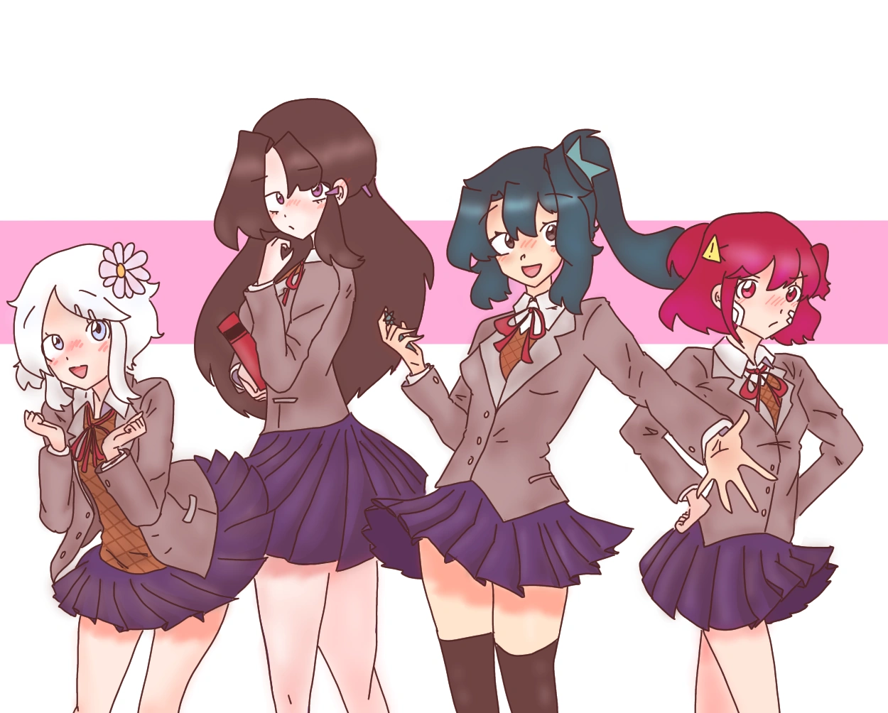 TMFxDDLC AU fanart !! | Fandom