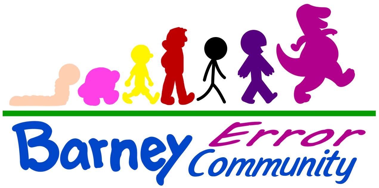 Here is a proposed Barney Error Community Logo I made. | Fandom