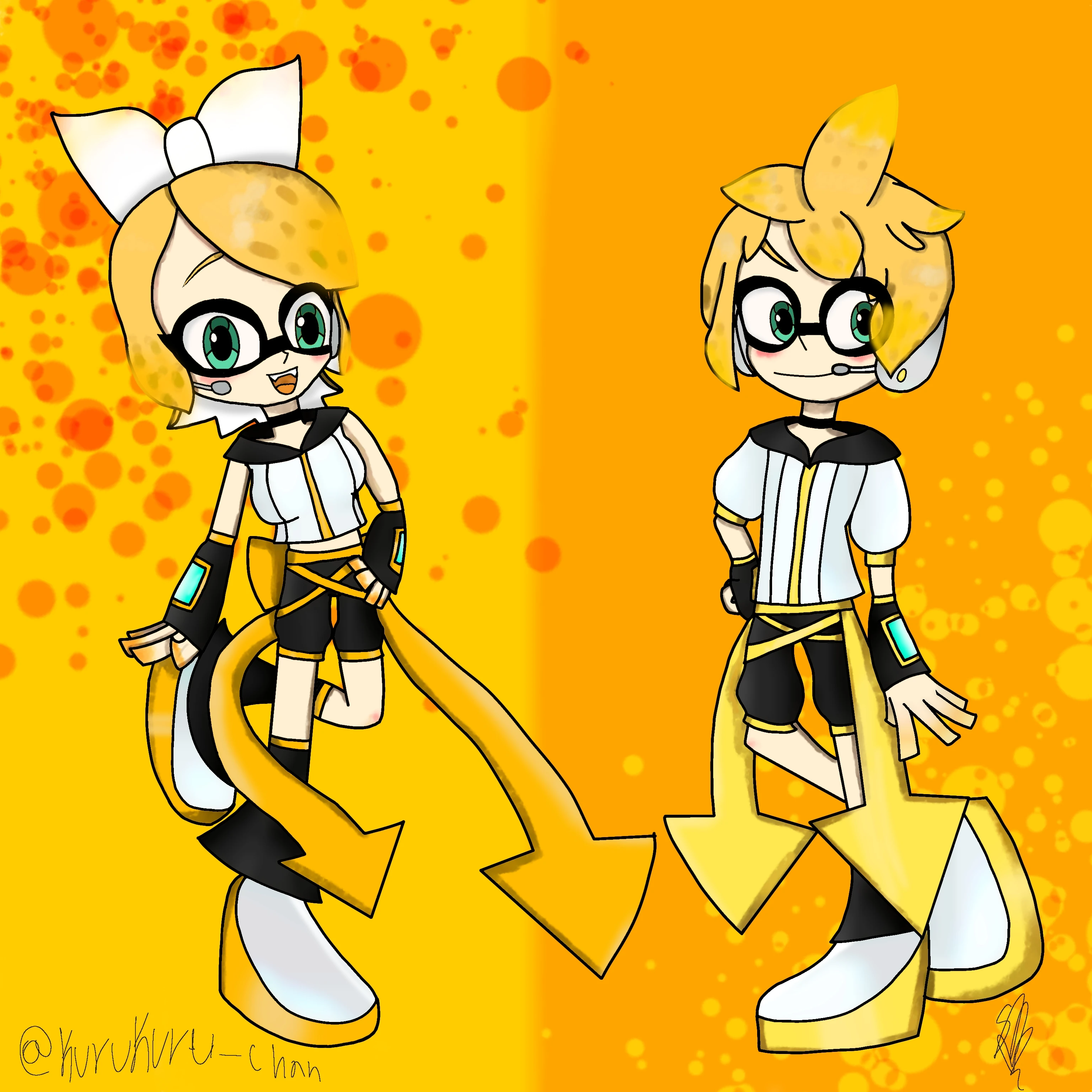 Rin and len as splatoon idols | Fandom