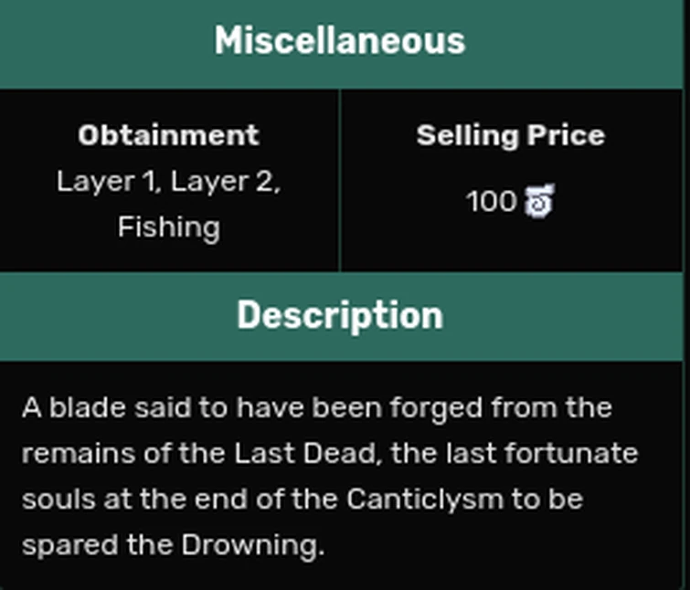 does crypt blade drop from layer 2 | Fandom