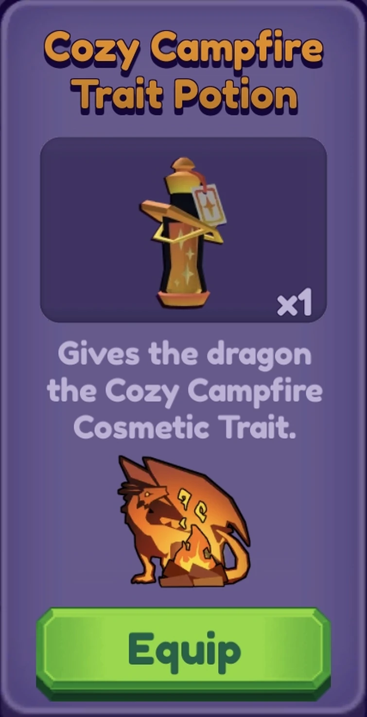 does the cozy campfire trait give effects? | Fandom