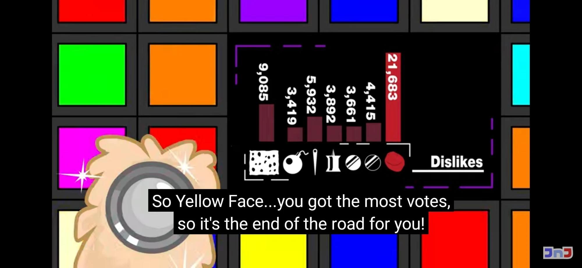 YELLOW FACE GOT ELIMINATED D: | Fandom
