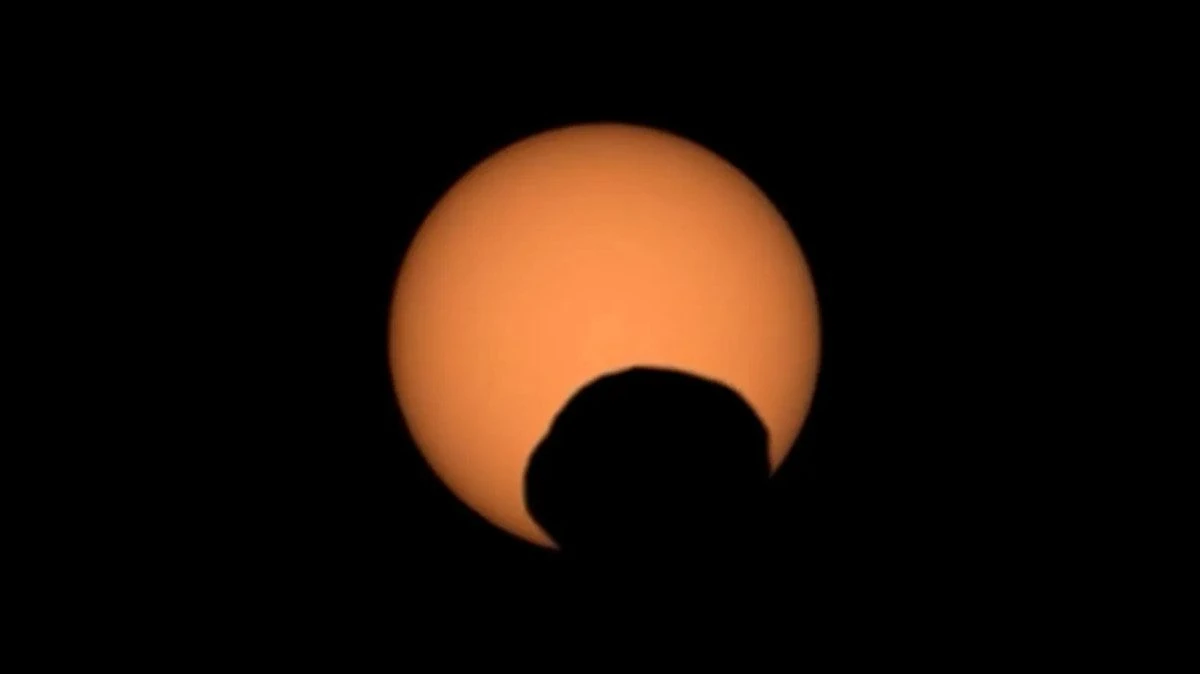 Solar Eclipse on Mars captured by one of NASA's rovers | Fandom
