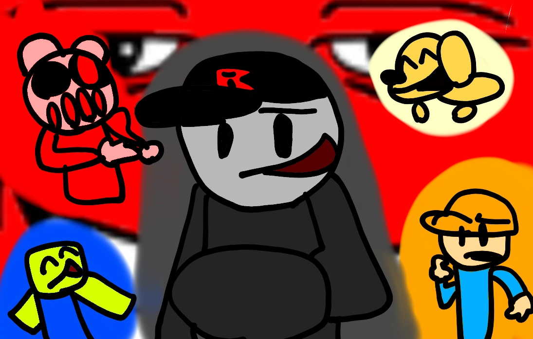 i played roblox for 6 years and i drew this as final goodbye to roblox ...