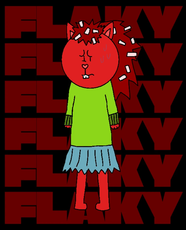 Flaky fanart (this is my first time making HTF fanart... gonna post it ...