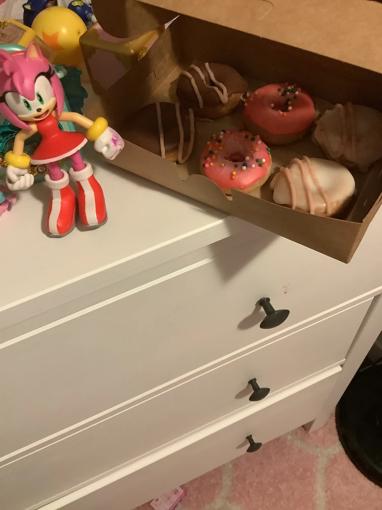 Amy rose and the mini donuts | Fandom