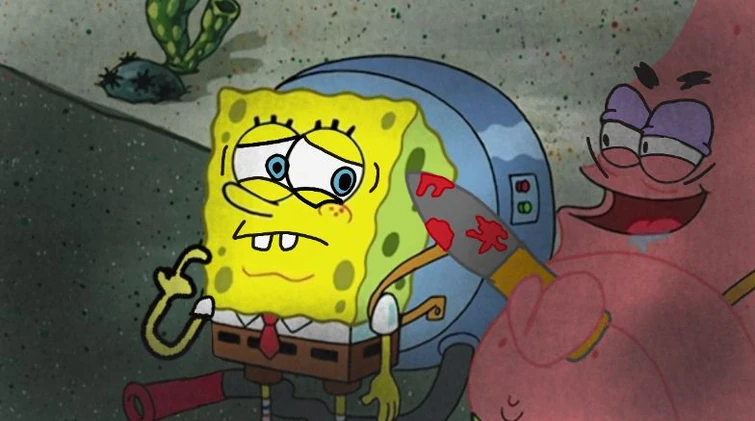 Give me a screenshot from a SpongeBob episode and I'll make it a horror ...