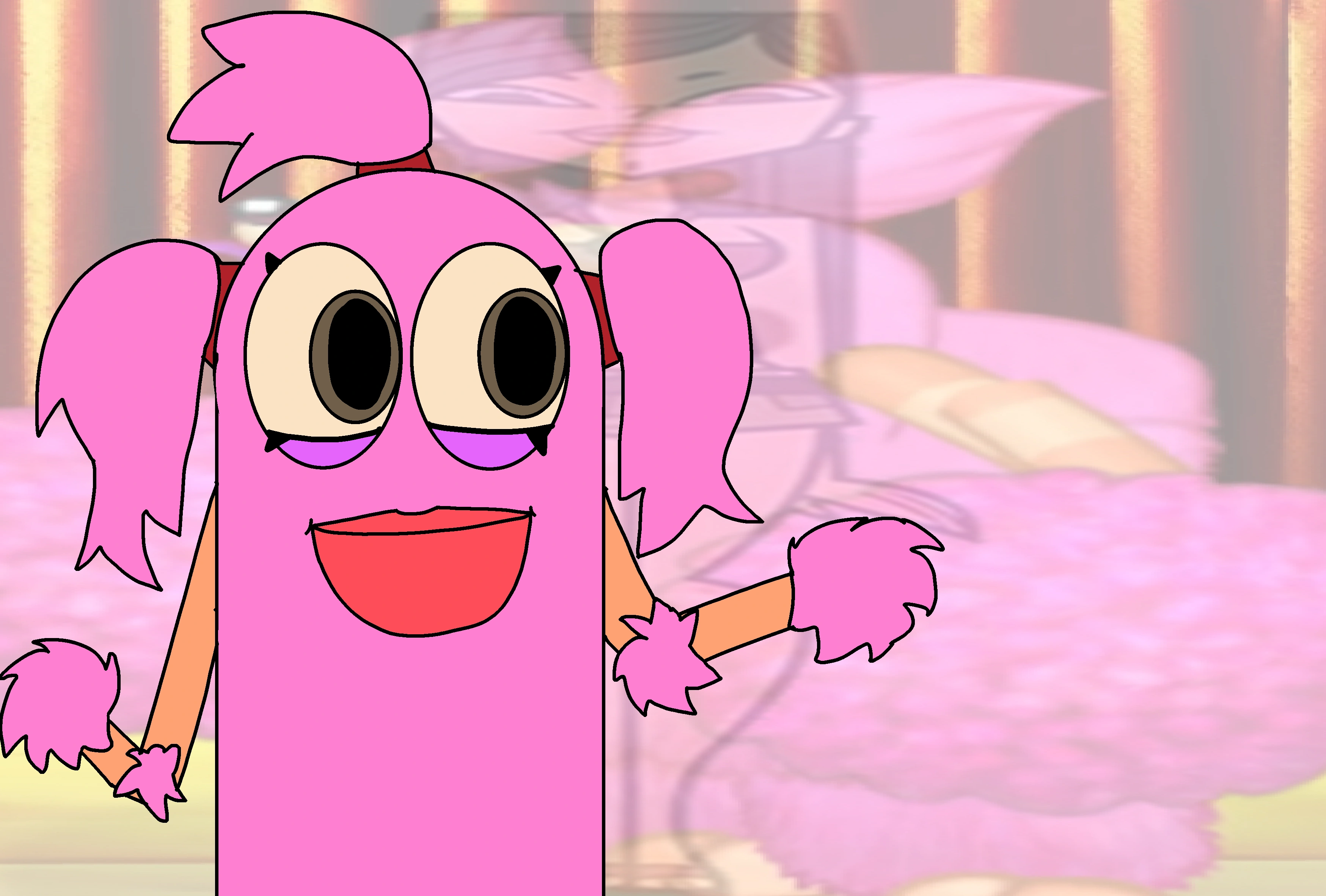 Hi (comes back to the wiki just to show a concept art PomPom drawing ...