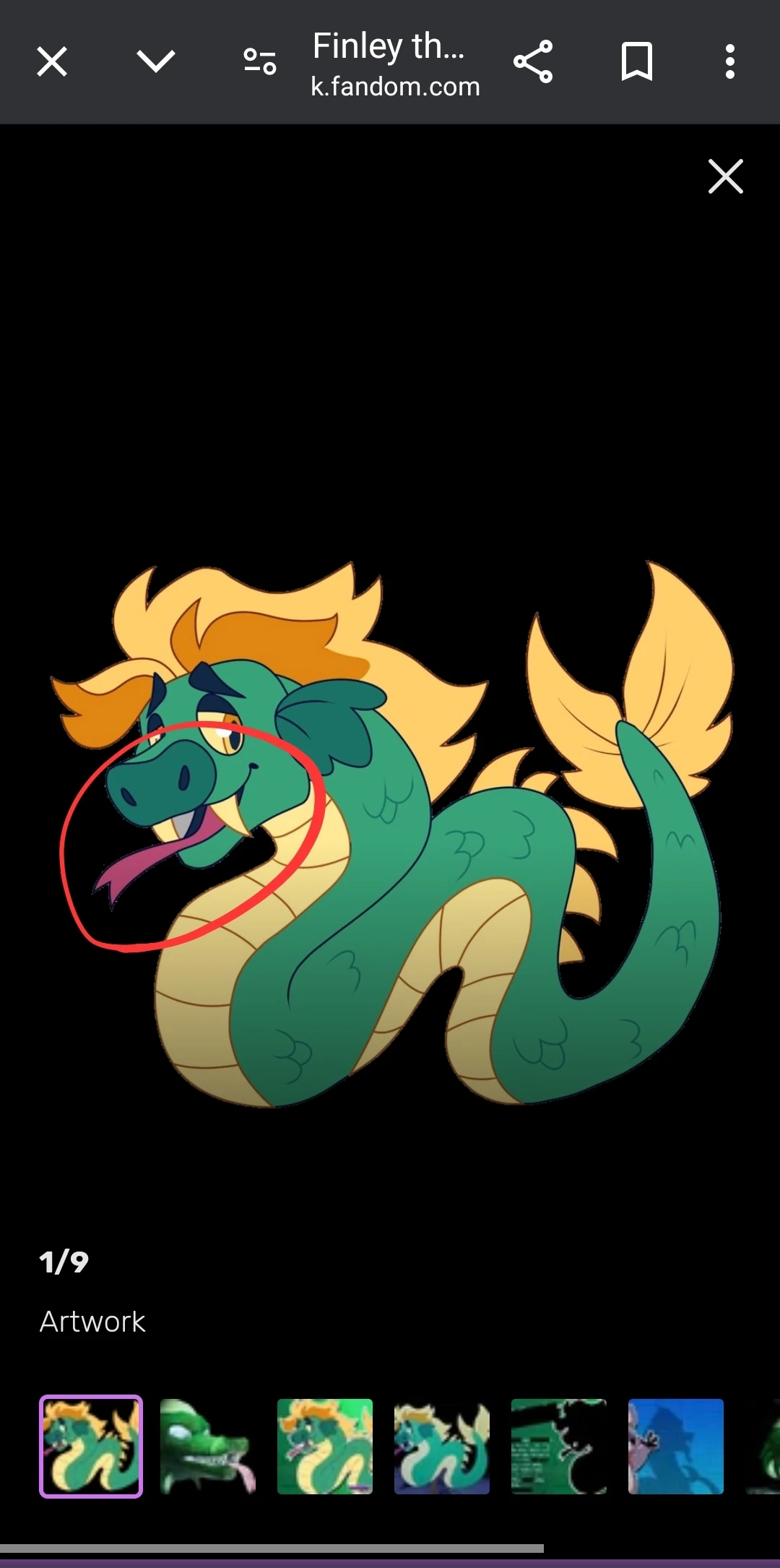 Can somebody fix the image on Finley's page? | Fandom