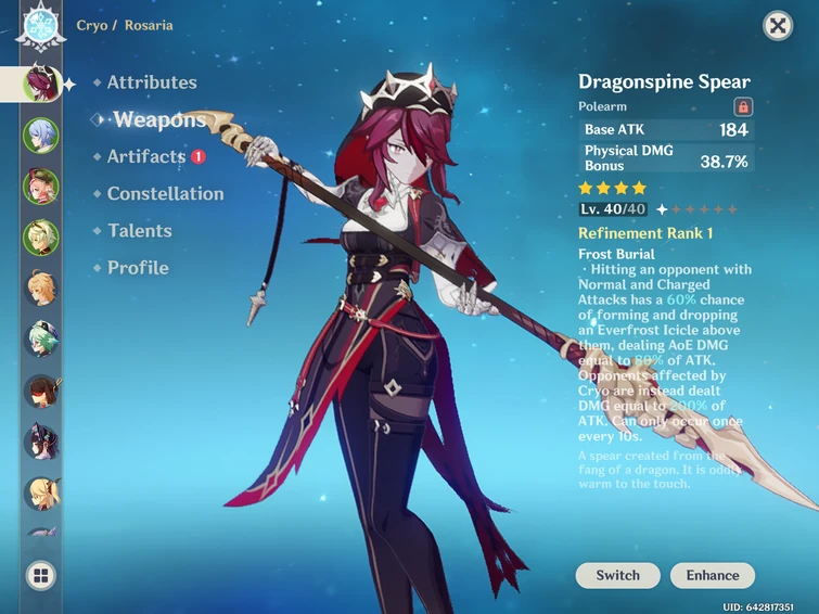 Progress on my Rosaria Build!! | Fandom