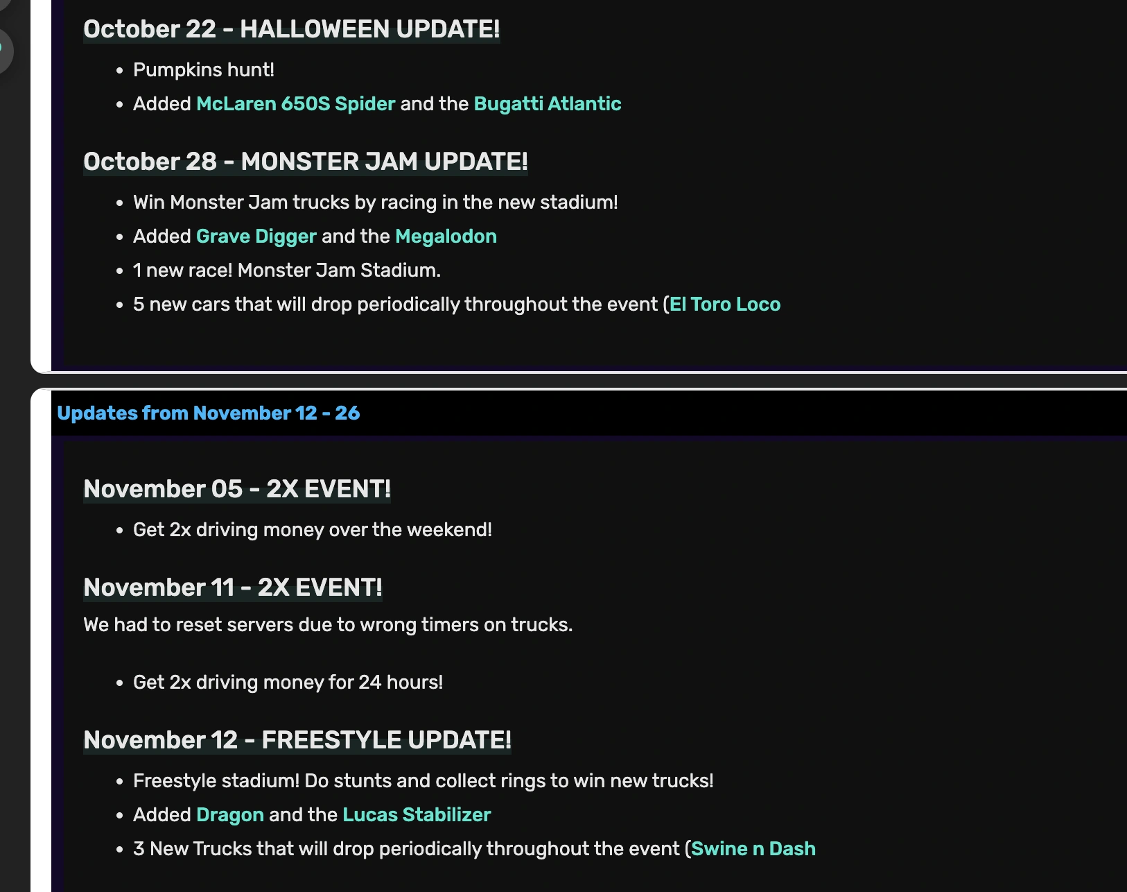 Missing text in collapsable sections | Fandom