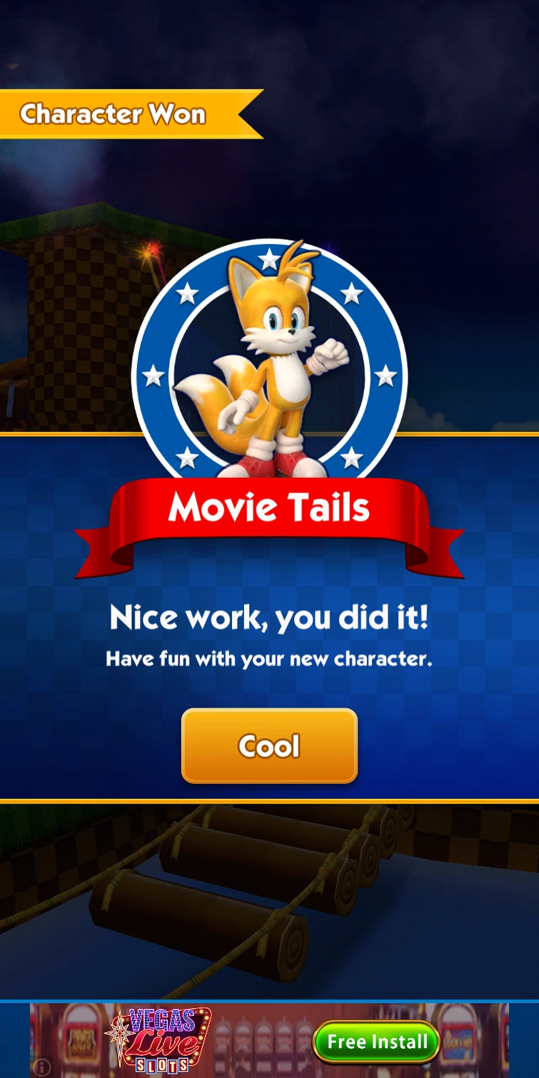 Yay, I got Movie Tails in Sonic Dash! | Fandom