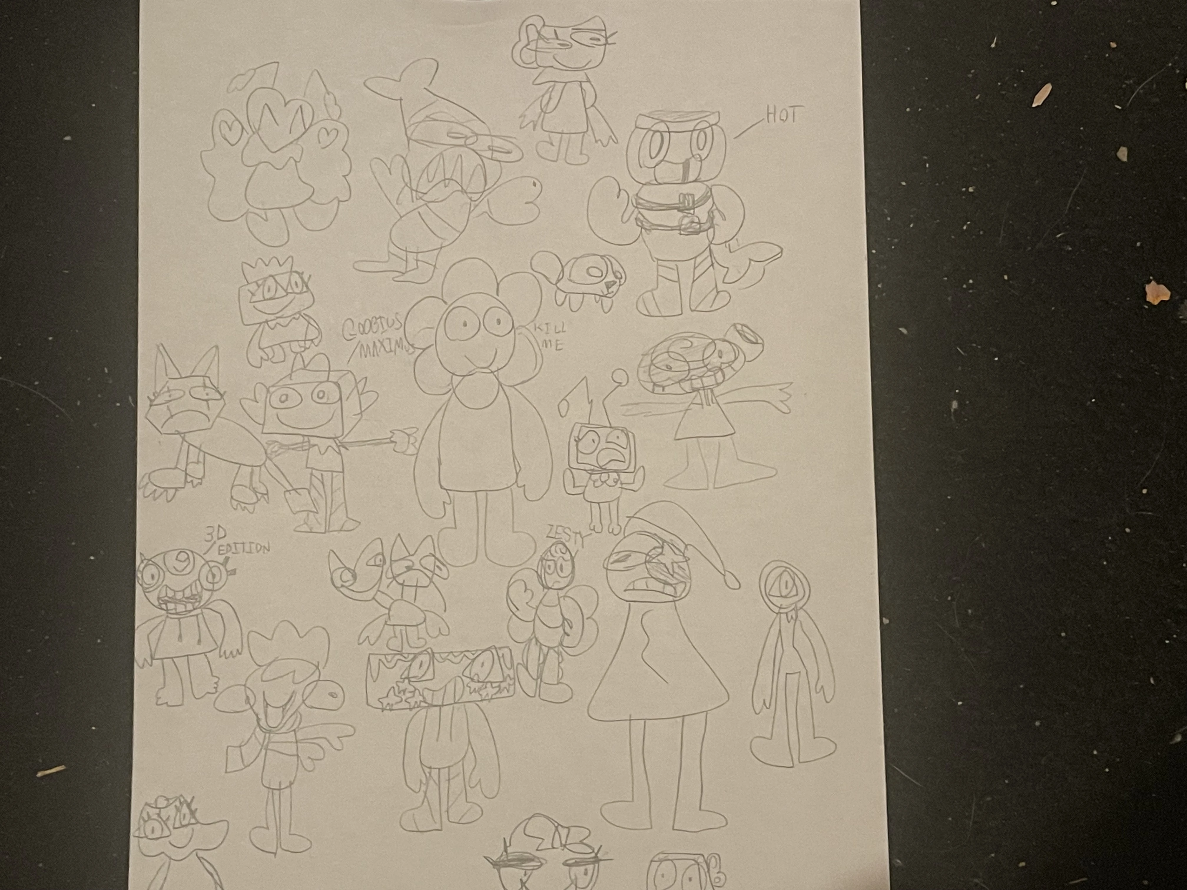 Every Toon drawn in The Artzy Animal Style™️ (ignore my crusty floor ...