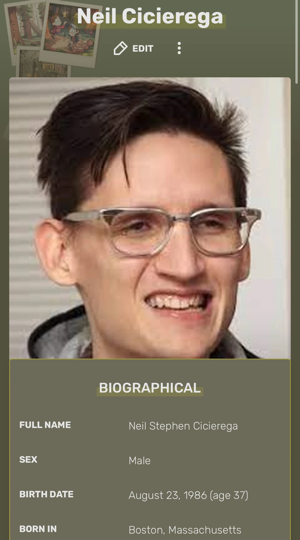 Why is this the only photo of Neil on the wiki | Fandom