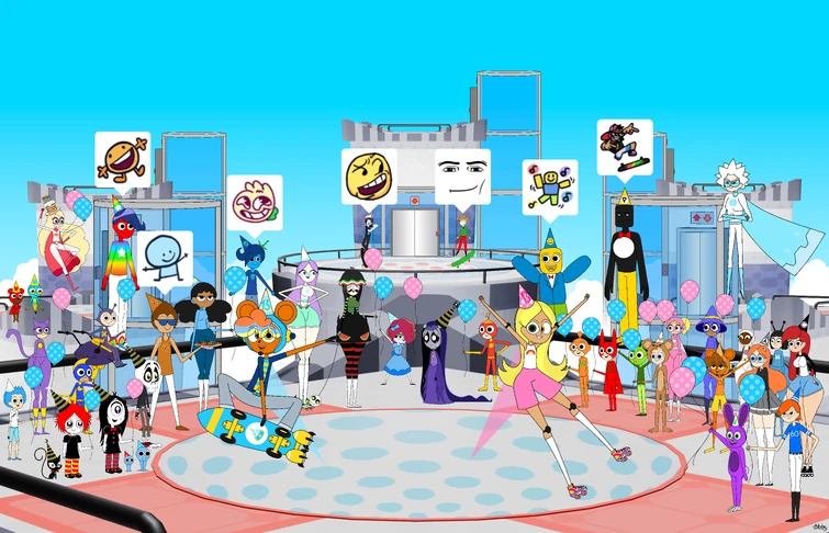 SamSam and his pals came to wish A.O Jr. and Dakota Jr. a Happy ...