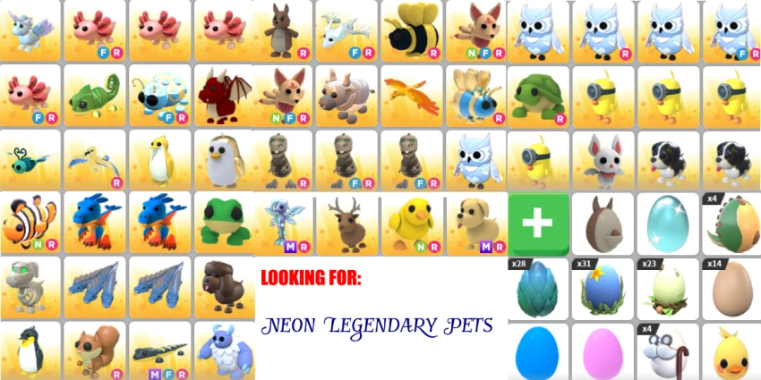 LF: Neon Legendary Pets | Fandom