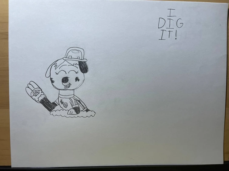 Drawing Of Phinny, Luna, Roxy, And Tank (I Drew These All Last Year ...