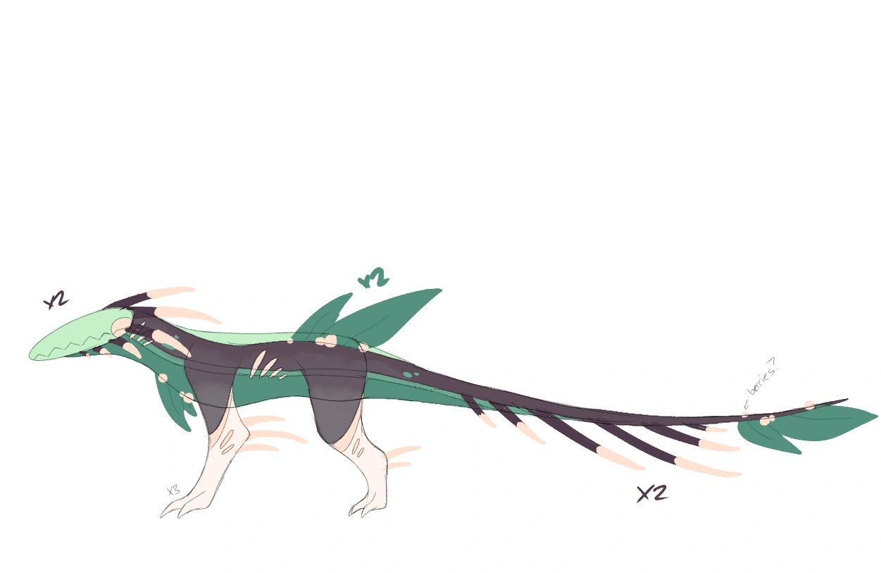 Funky lizard redesign sketch | Fandom