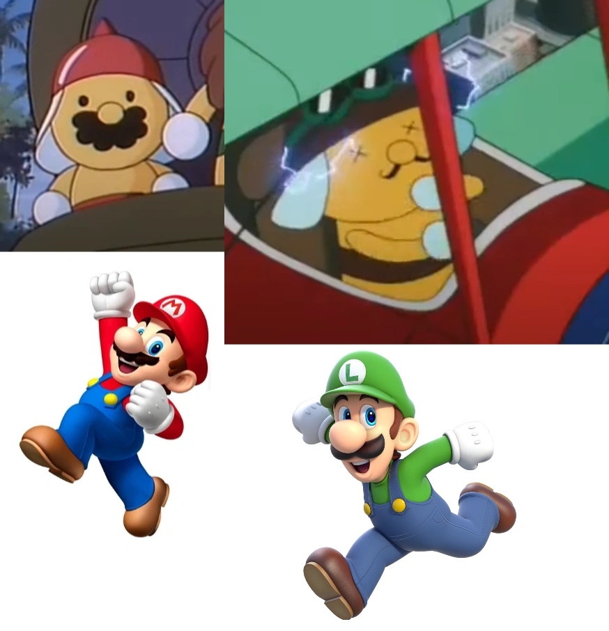 Similar Figure In Doraemon's Theatrical Version : Mario & Luigi | Fandom