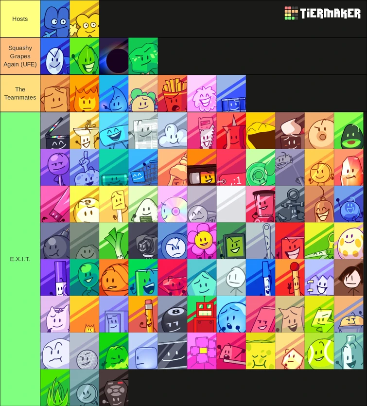 BFB 40 character voting | Fandom