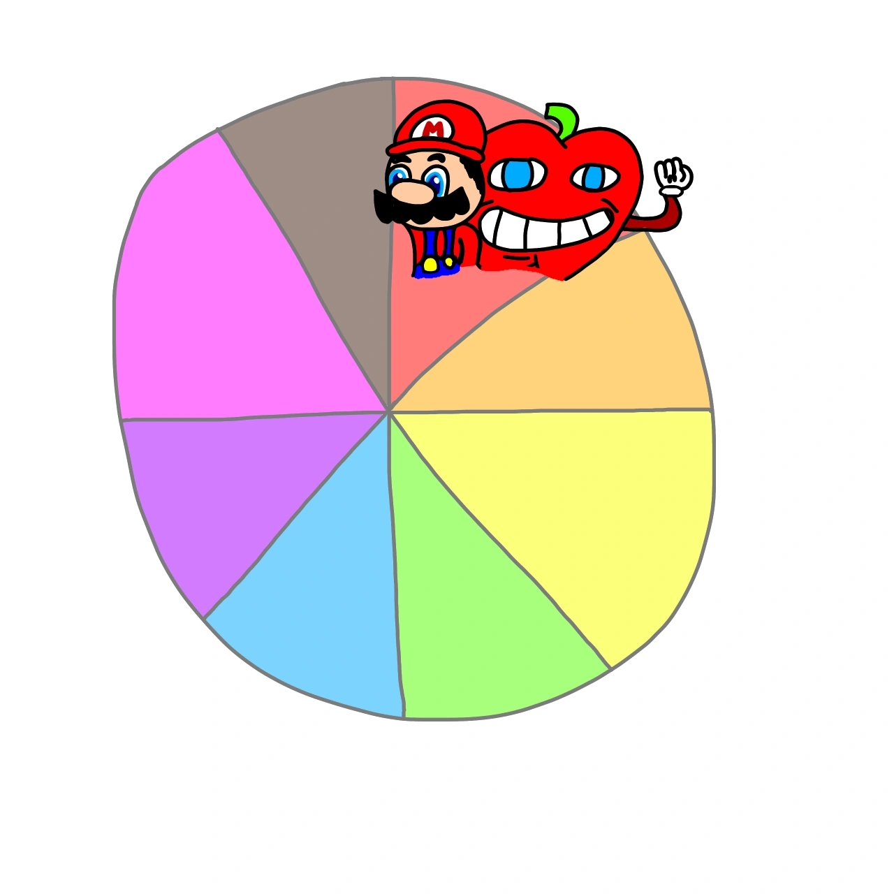 Currently working on a color wheel with characters, give me some for ...
