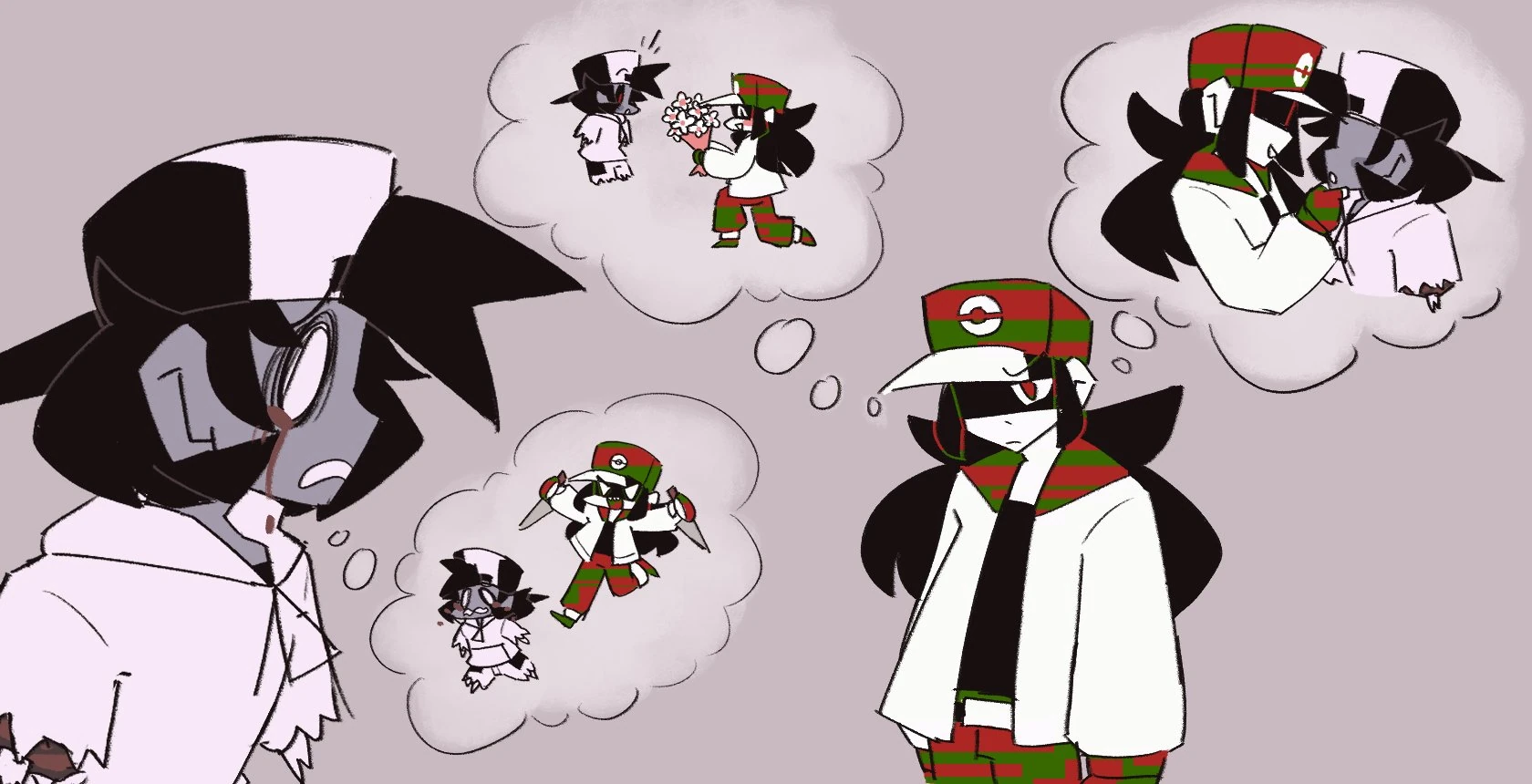 lost silver & glitchy red | Fandom