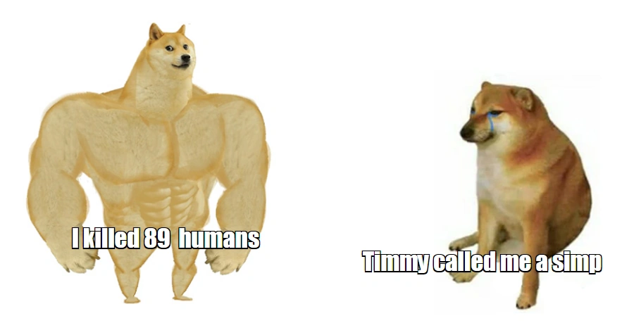 Buff Doge VS Sad Doge | Fandom
