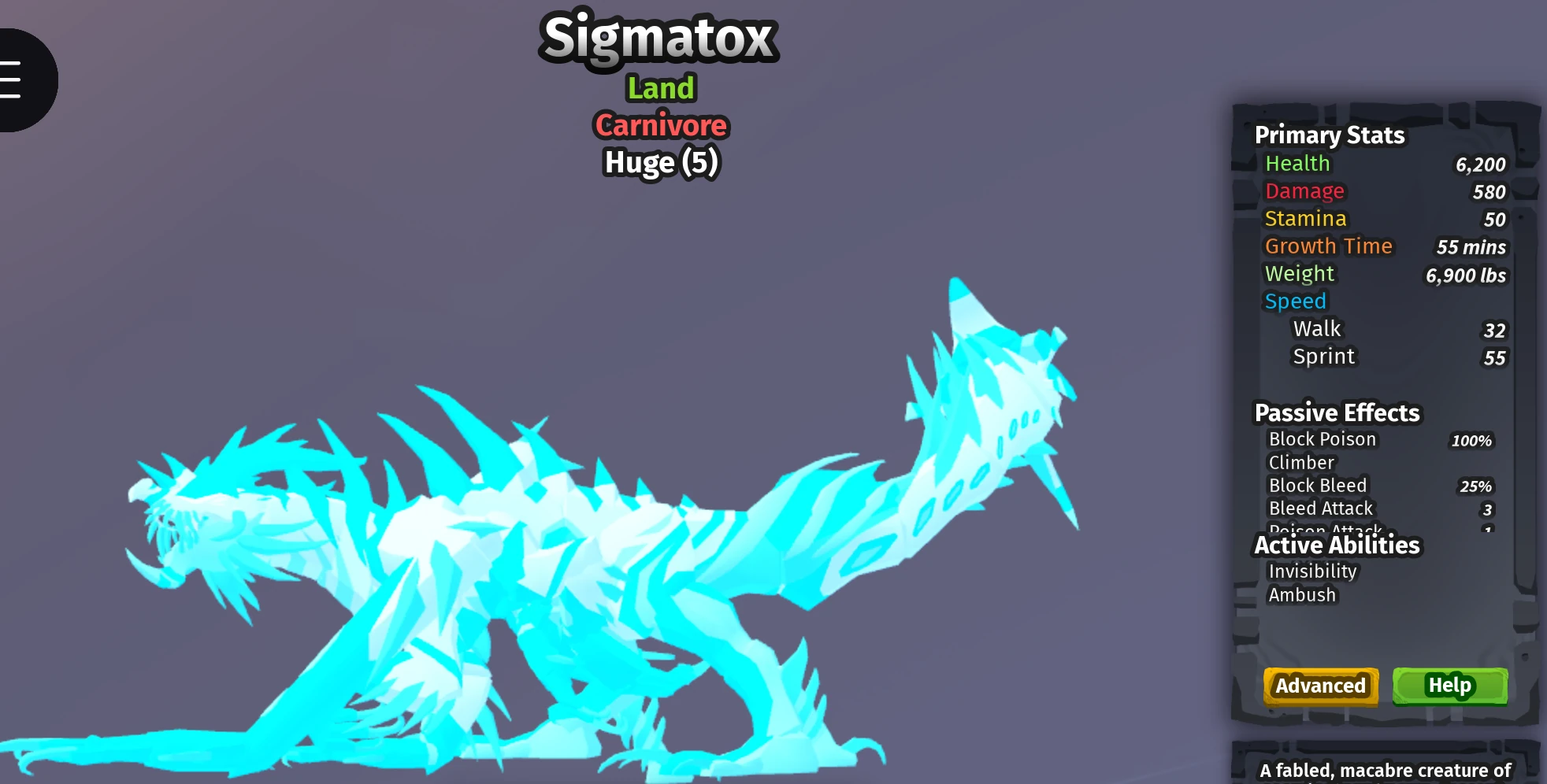 Selling a diamond mutation sigmatox for mush only, it has damage and ...