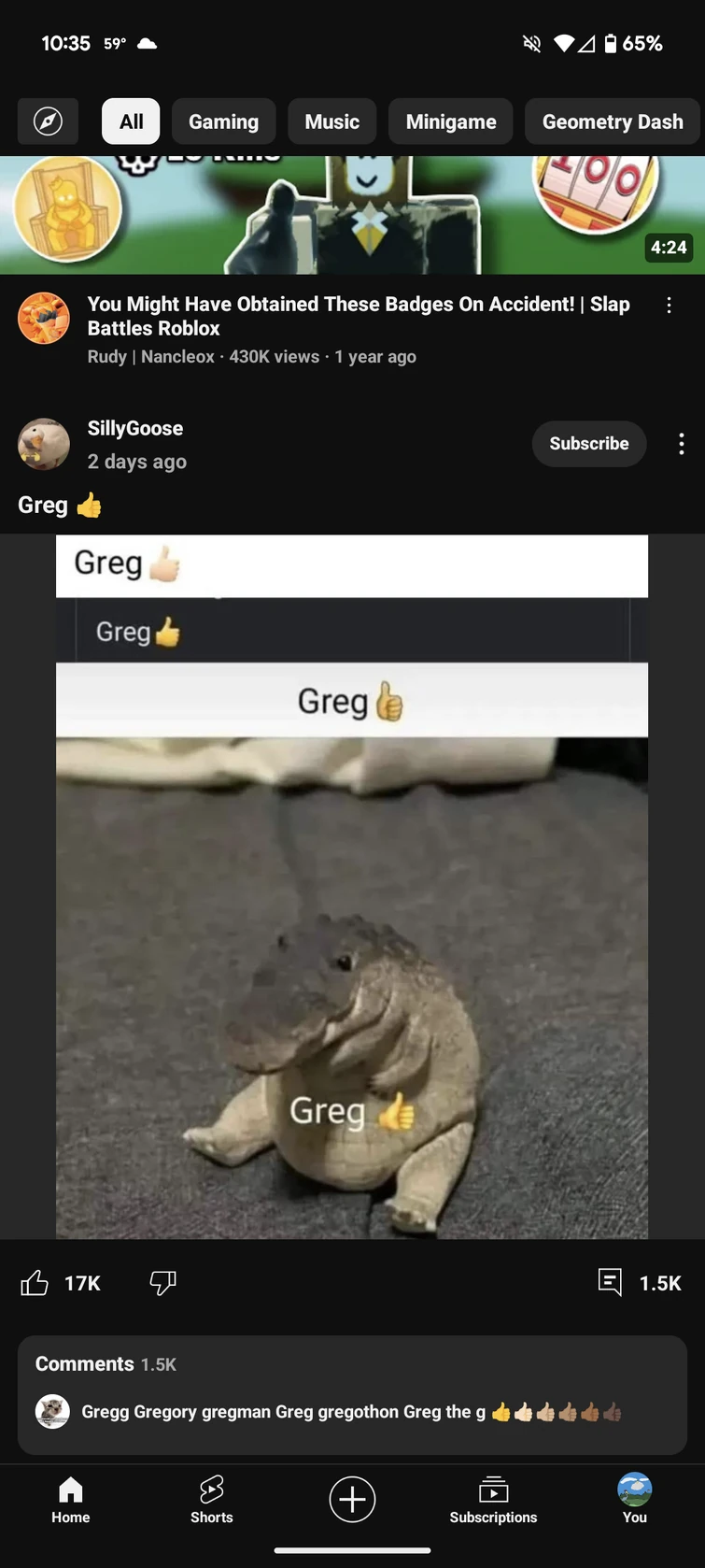 Greg 👍 | Fandom