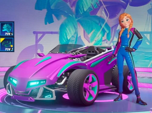 Anna and her race car | Fandom