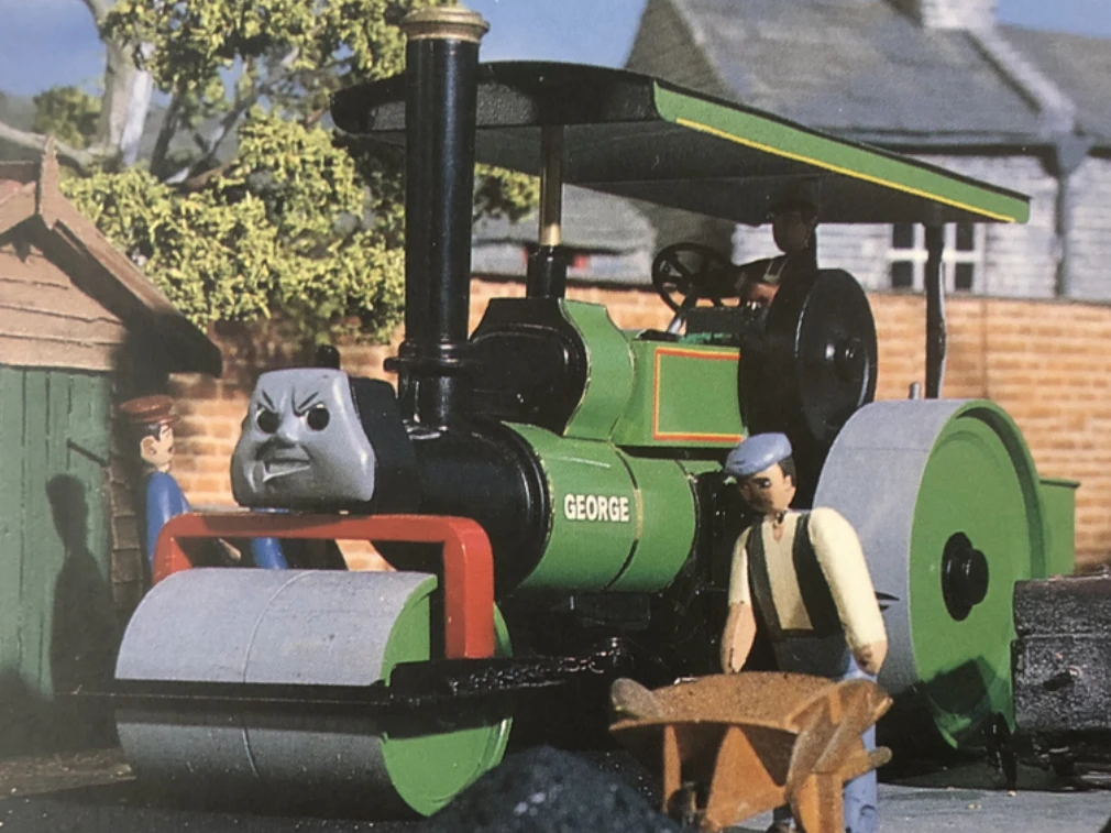 If George the grumpy steamroller was in the show | Fandom
