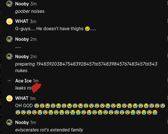 The GC me, rot, and ace have in a nutshell: | Fandom