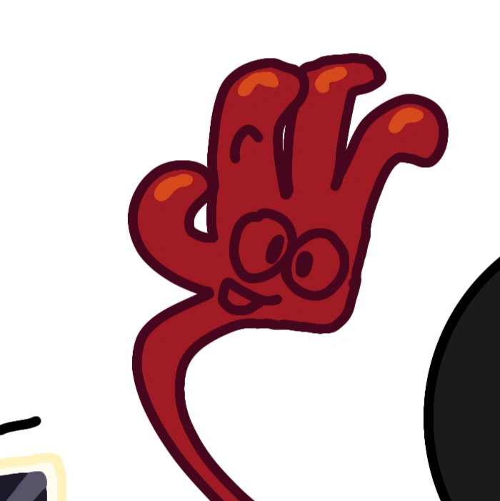 The Sticky Hand-ey bot is almost done! I just need to make him a PFP ...