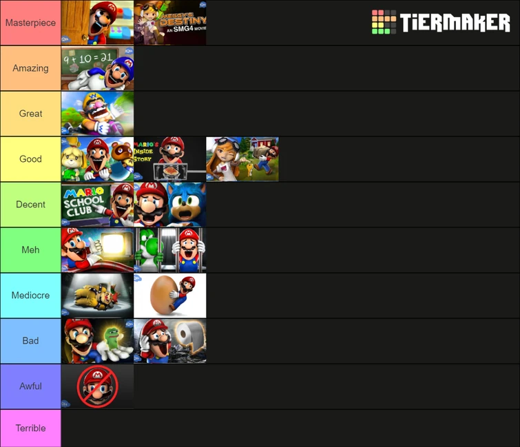 The Totally Legit Learning Show With SMG4 is placed at Amazing, vote ...