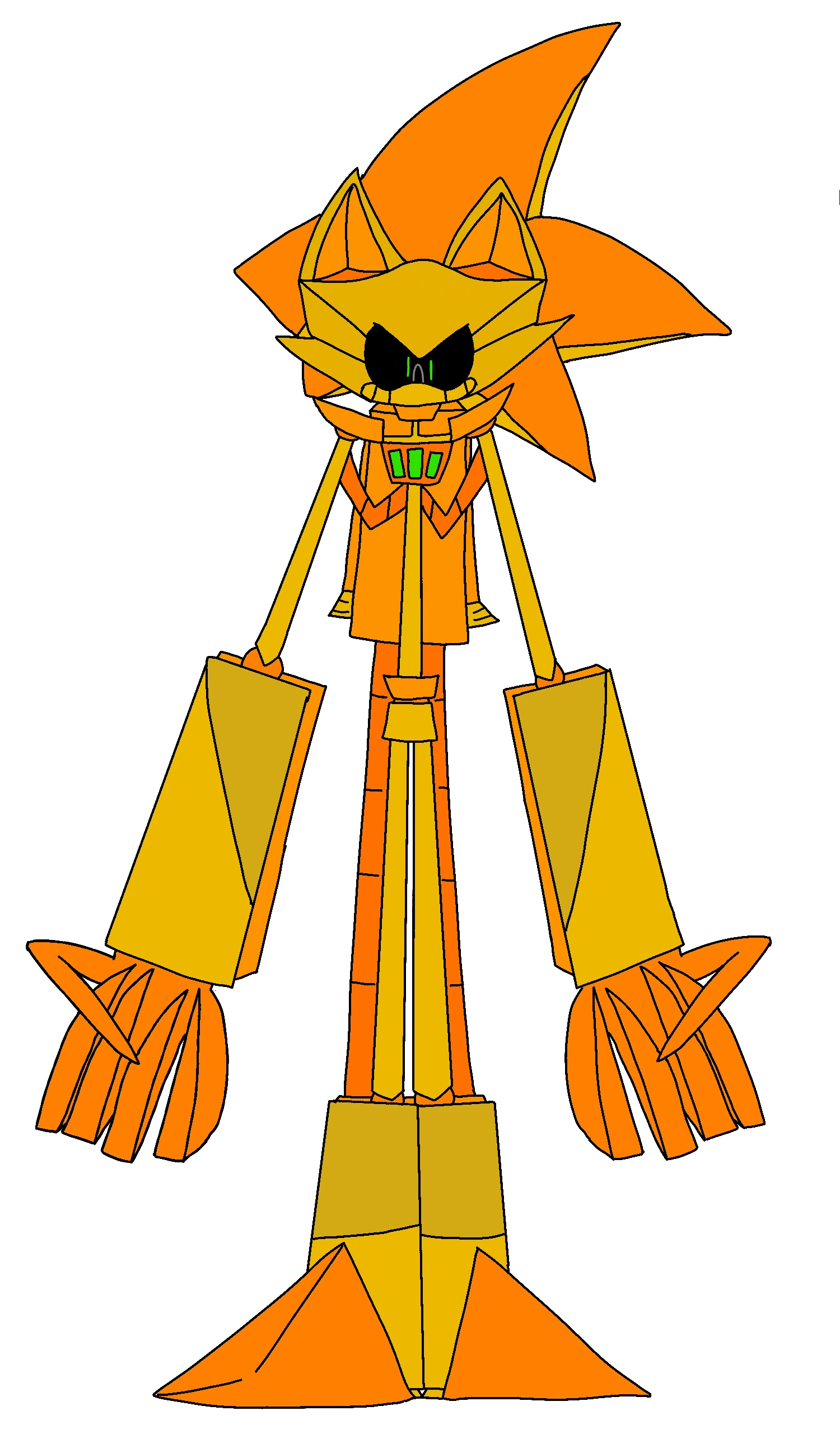 Golden Mecha Sonic | Fandom