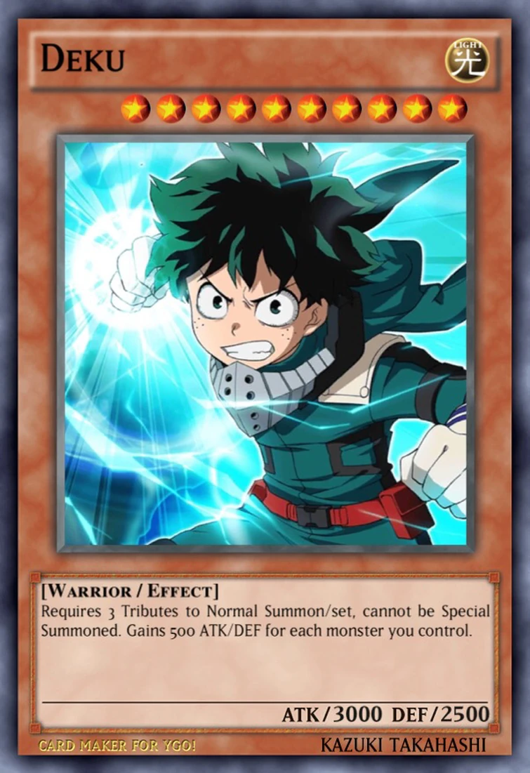 Custom Card of the day. For all MHA fans. | Fandom
