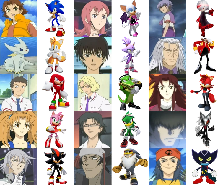 Sonic characters as Dragon Drive characters | Fandom