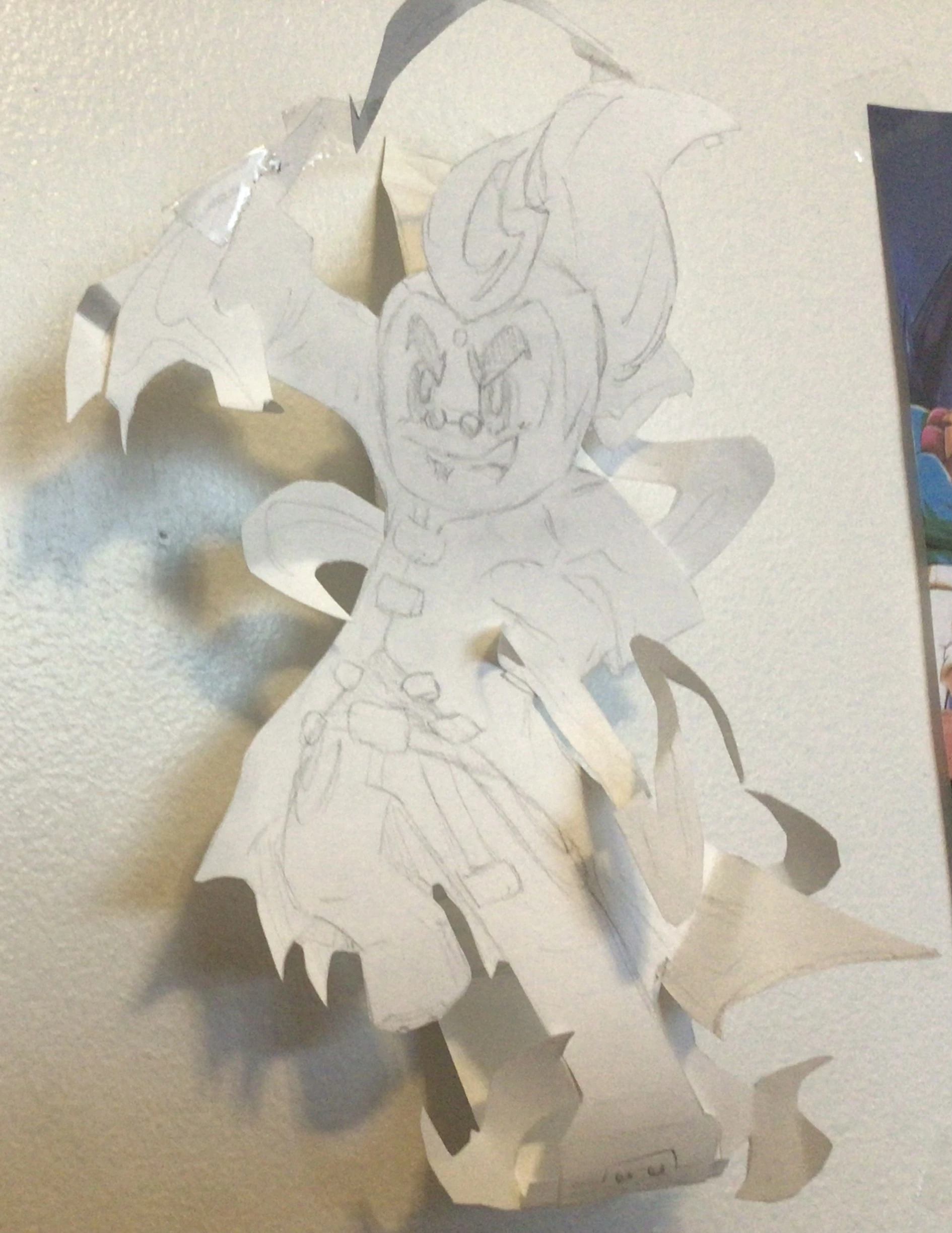 By the way I made this really random pop out paper Red Son thing (Plus ...