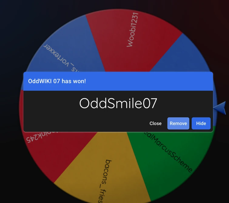 None of you were correct. Event #1 - Robux Wheel. (Randomizer of 750 ...