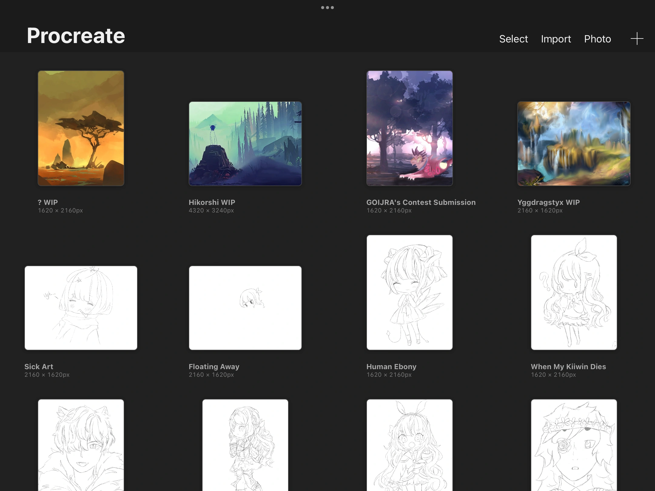 My Procreate Gallery! | Fandom